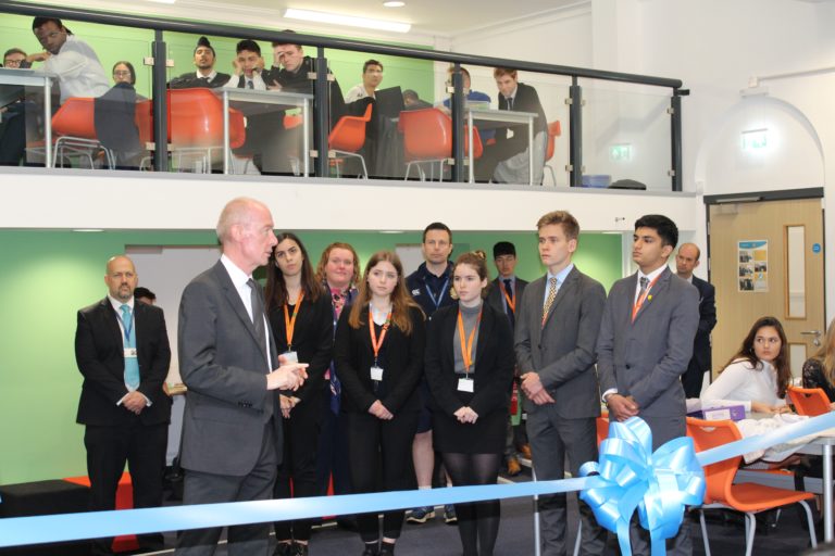 Pat McFadden MP cuts the ribbon at the Royal Wolverhampton School’s new sixth form centre - Pat ...